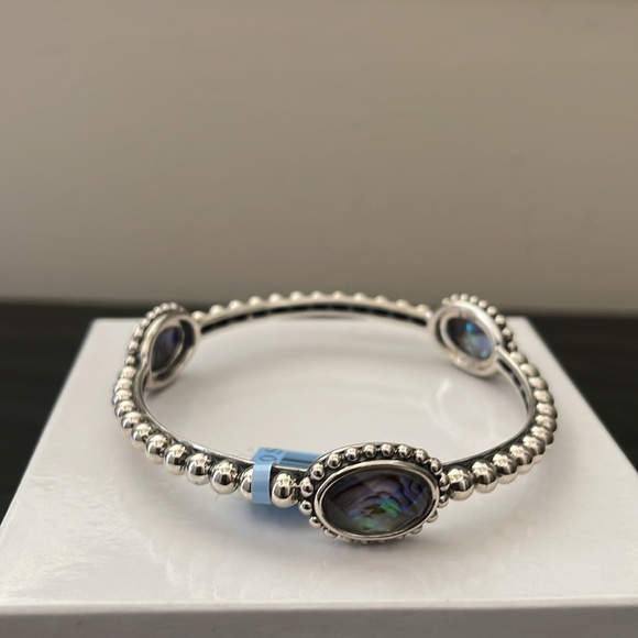LAGOS | Jewelry | Lagos Ss Maya Oval Abalone 3 Station Caviar Beading ...